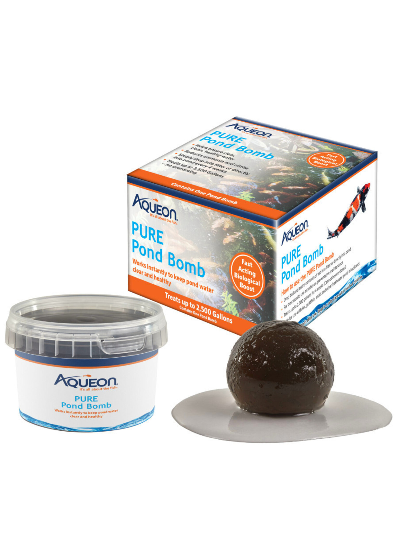 Pond Bomb AQUEON Aqueon Pure - Wagon Wheel Ammonia Neutralizer For Fish ...