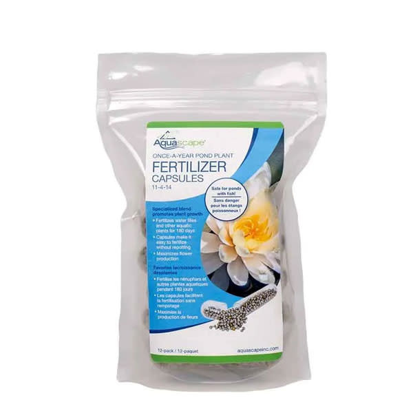 AQUASCAPE ONCE A YEAR POND PLANT FERTILIZER CAPSULE 12 PK - The Hidden ...