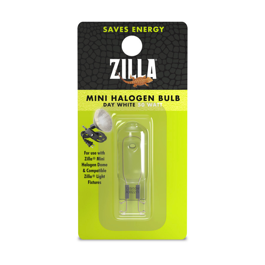 ZILLA MINI HALOGEN BULB WHITE 50 WATT - The Hidden Reef, Inc
