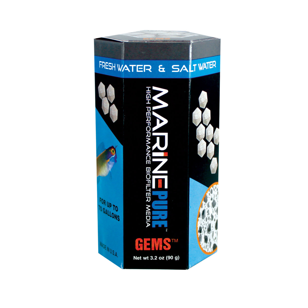 MARINE PURE BIO FILTER MEDIA GEMS 90 G - The Hidden Reef, Inc