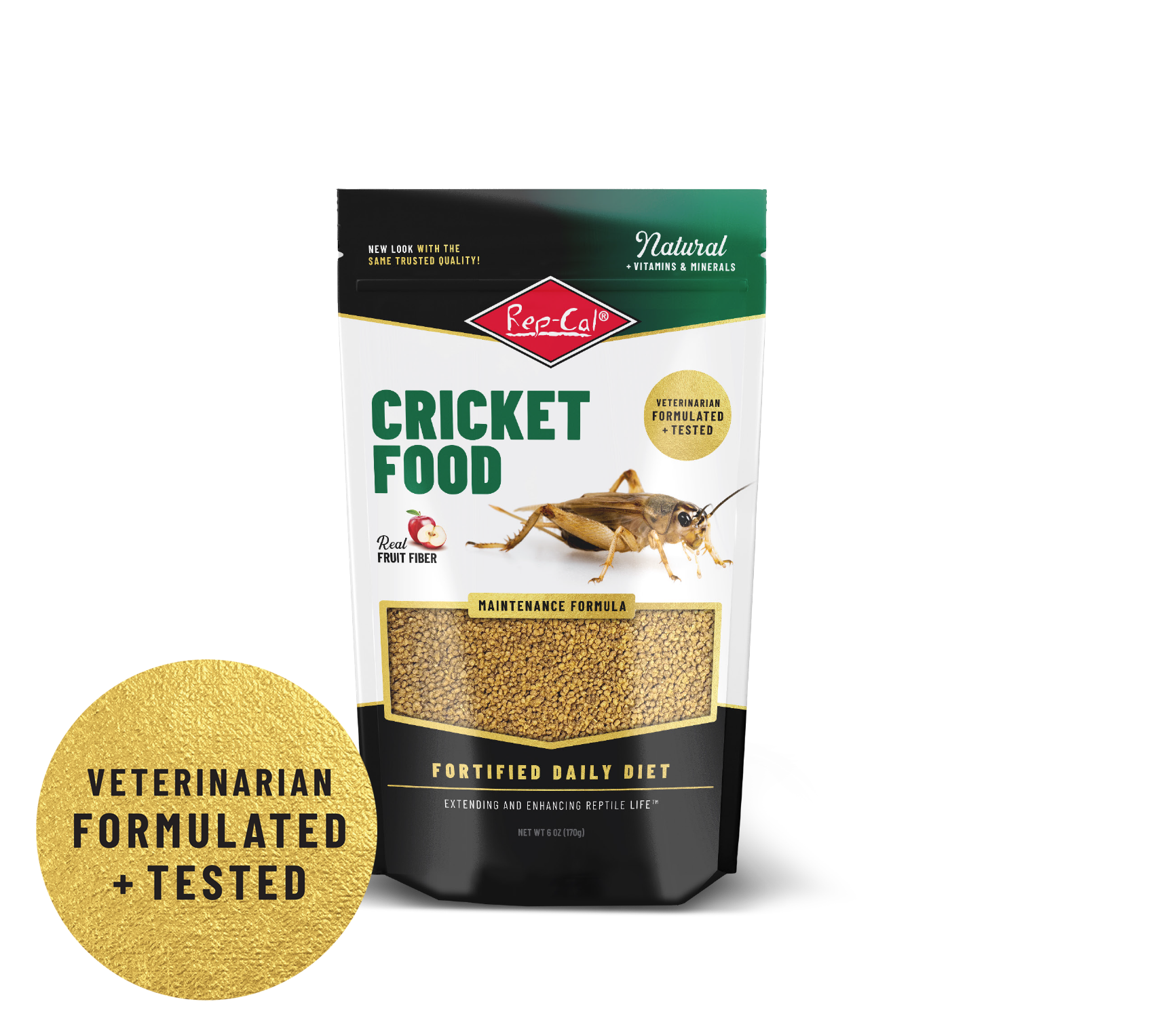 REP- CAL CRICKET FOOD 7.5 OZ - The Hidden Reef, Inc