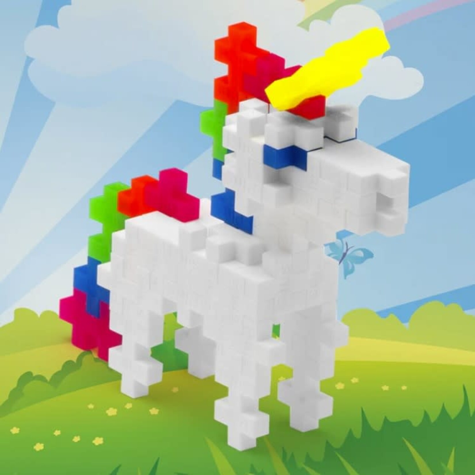 PLUS PLUS - Mini tube 70 pièces - Licorne - La Culotte à l'Envers