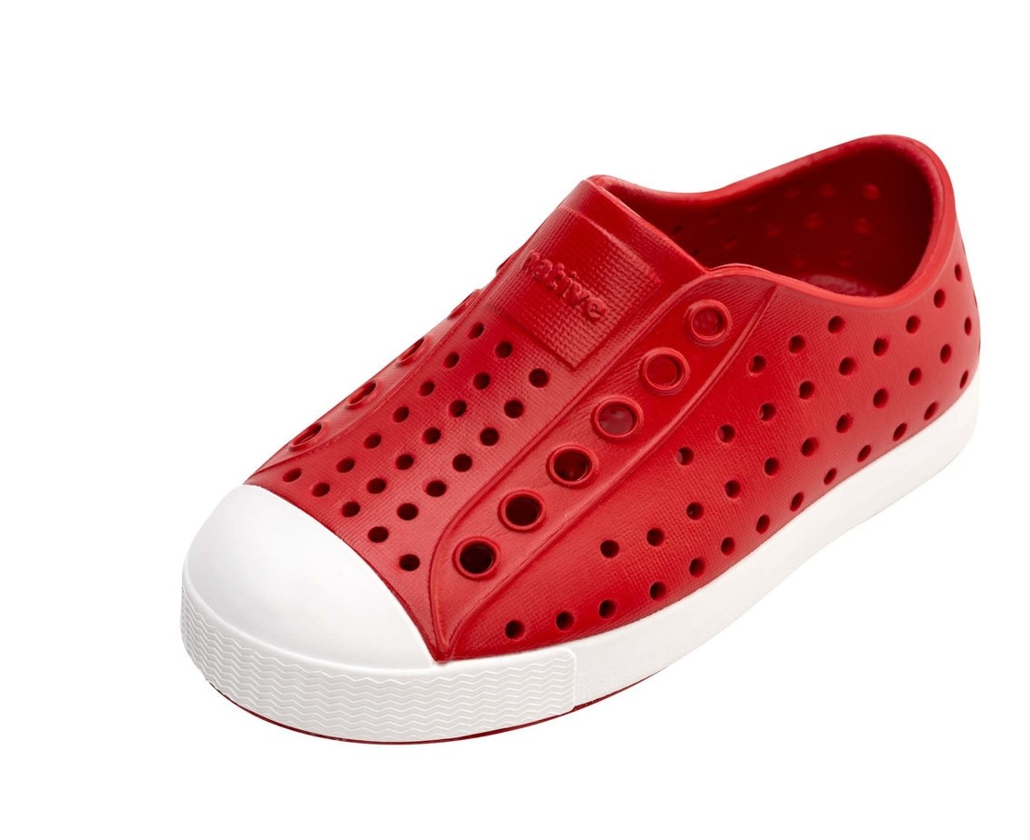 NATIVE - Water shoes/sandals 'Jefferson - Ruby Red / Shell White' - La ...