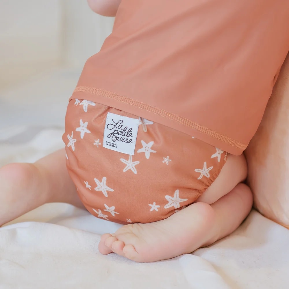 LA PETITE OURSE - Swim Diaper 'Seashell' - La Culotte à l'Envers