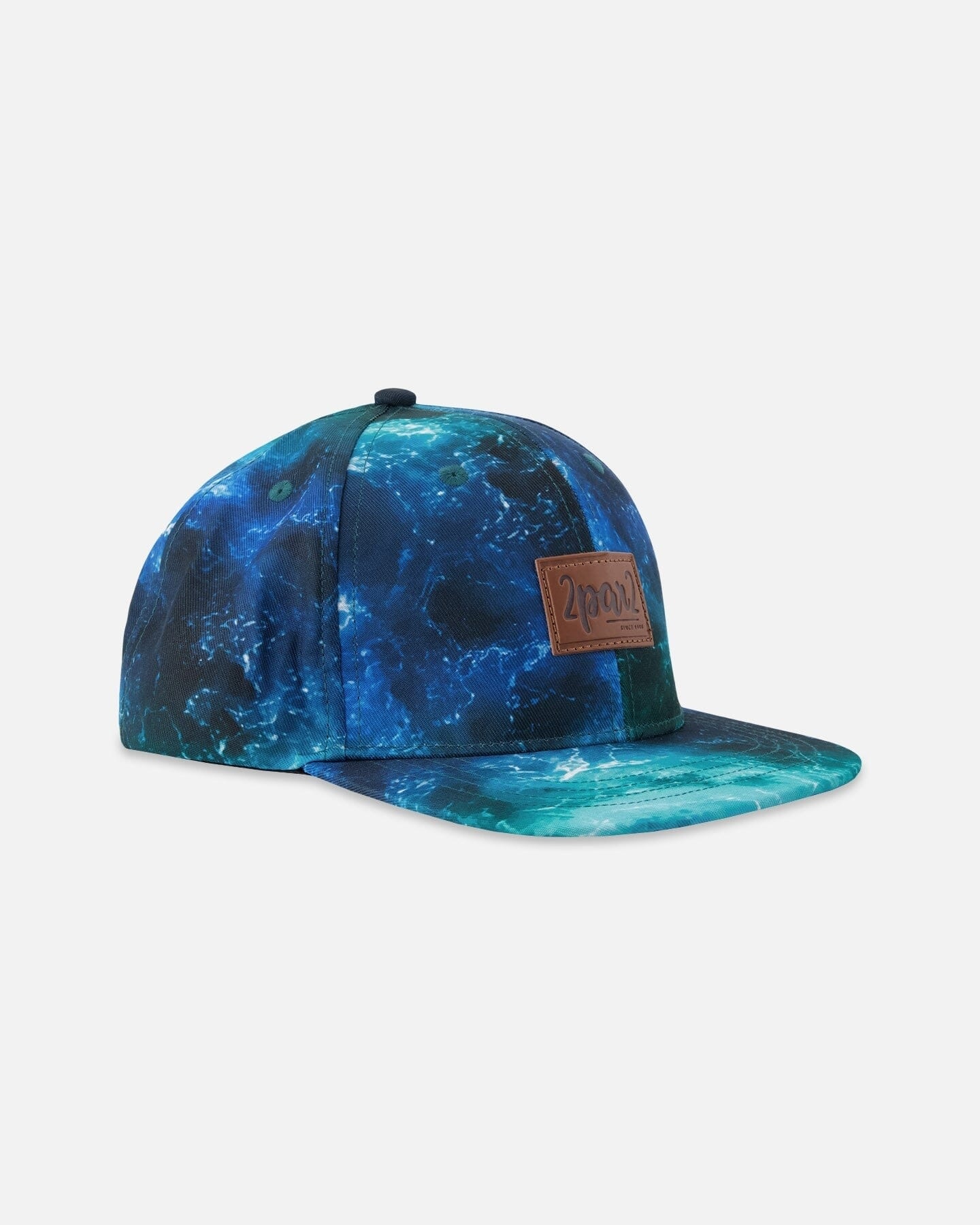 DEUX PAR DEUX - Blue Cap with Wave Print - La Culotte à l'Envers