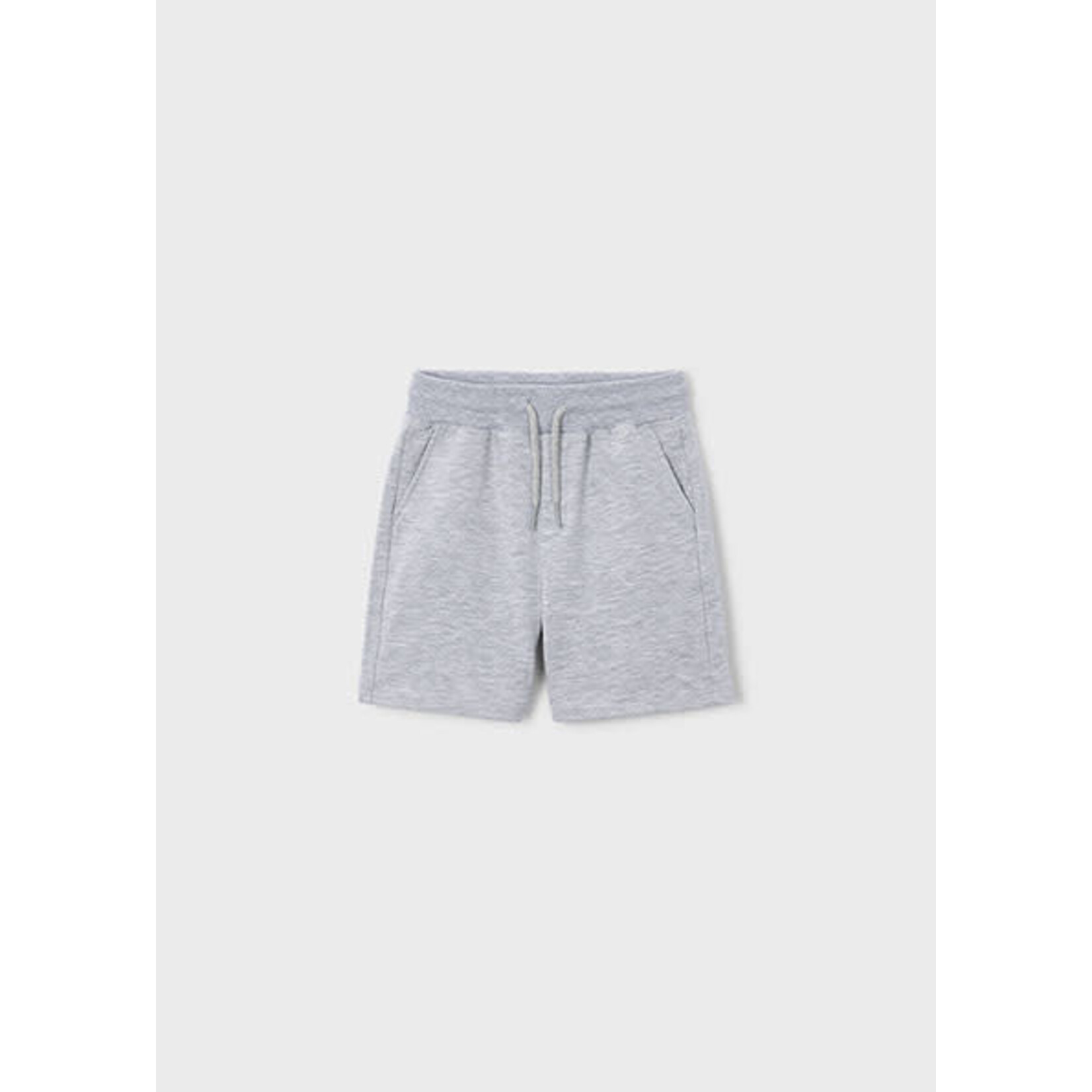 MAYORAL- Soft gray Bermuda shorts 'Basic' - La Culotte à l'Envers