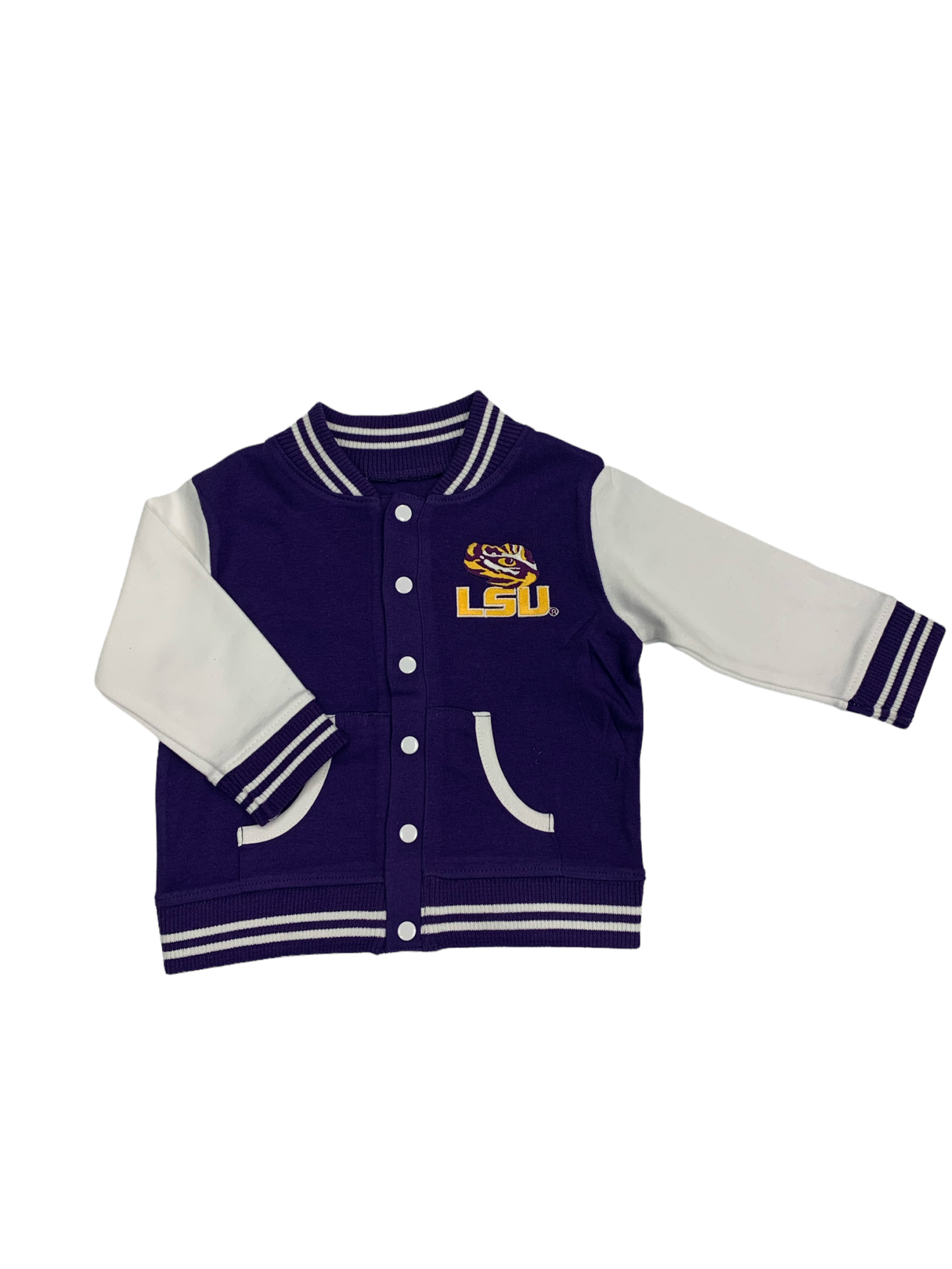 LSU - Purple Varsity Jacket - 438 - Babys Corner