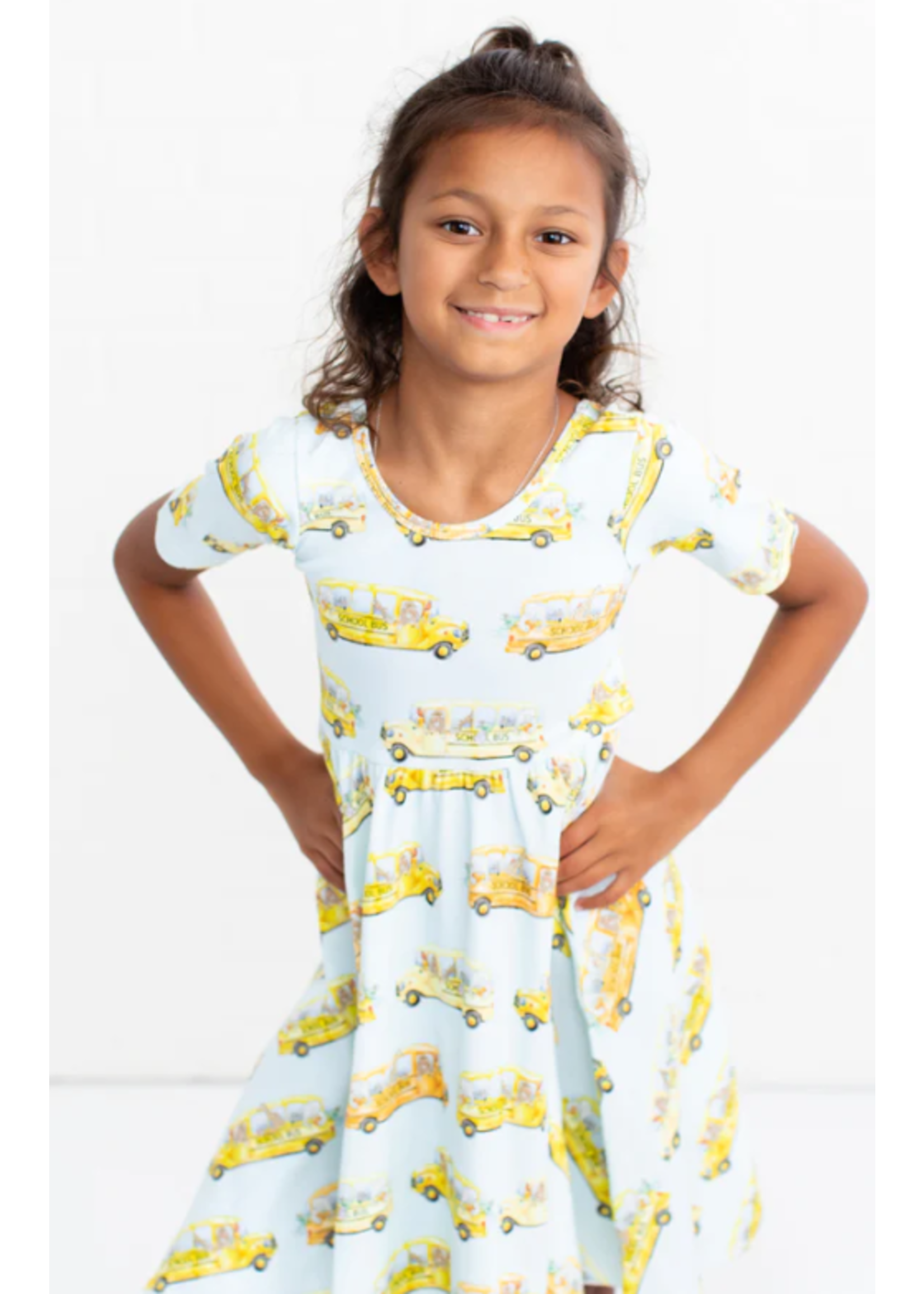 The Wheels on the Bus Twirl Dress - Babys Corner
