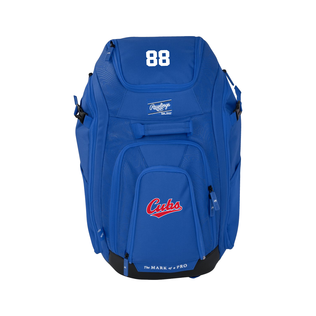 Cubs Rawlings Legion 2 Royal Backpack - Cambridge Sports Inc.
