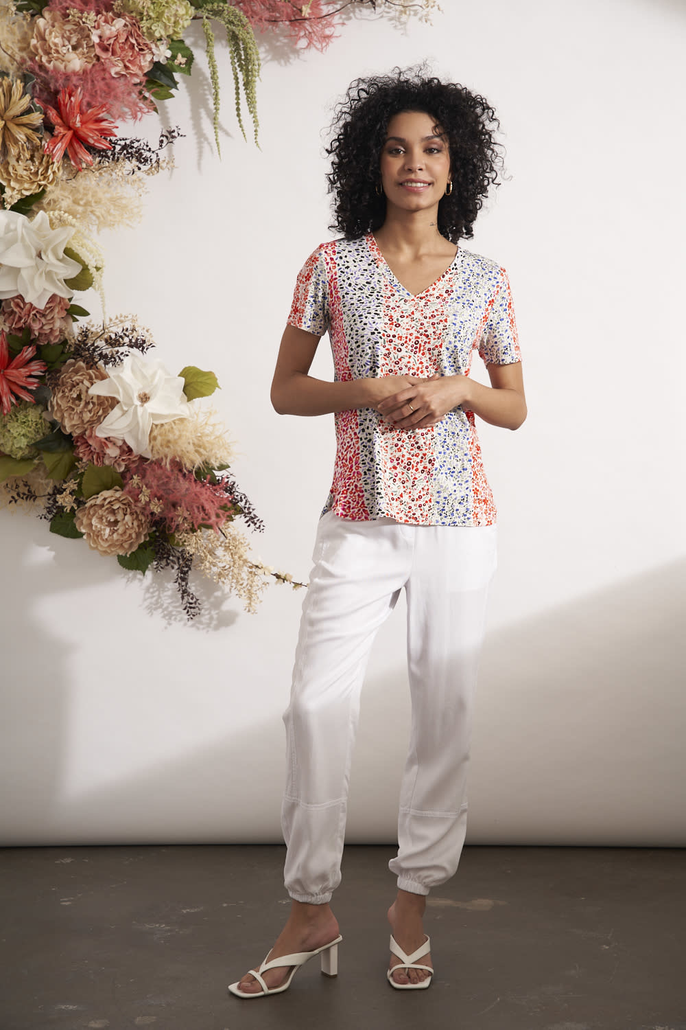 RENUAR T-SHIRT V CALYPSO COMBO - Boutique Nomade