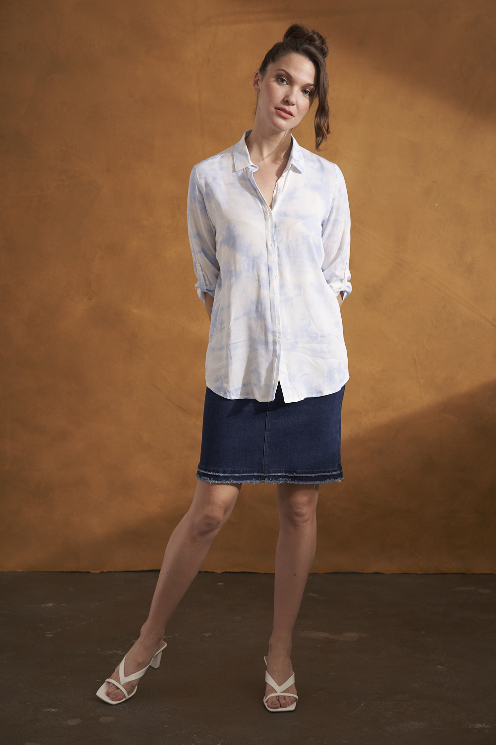 RENUAR RENUAR CHEMISIER NUAGE - Boutique Nomade