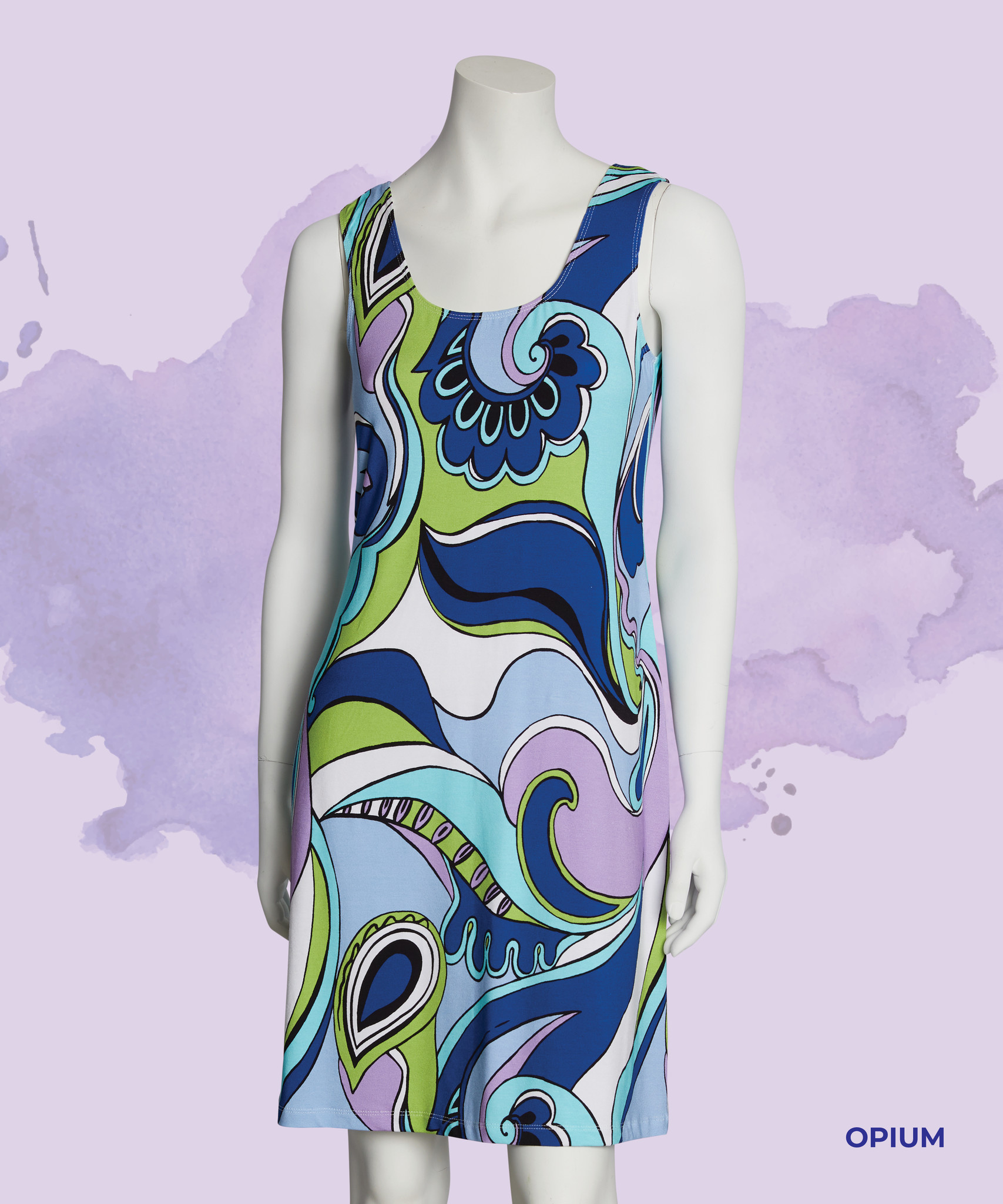 LUC FONTAINE ROBE OPIUM MAUVE - Boutique Nomade