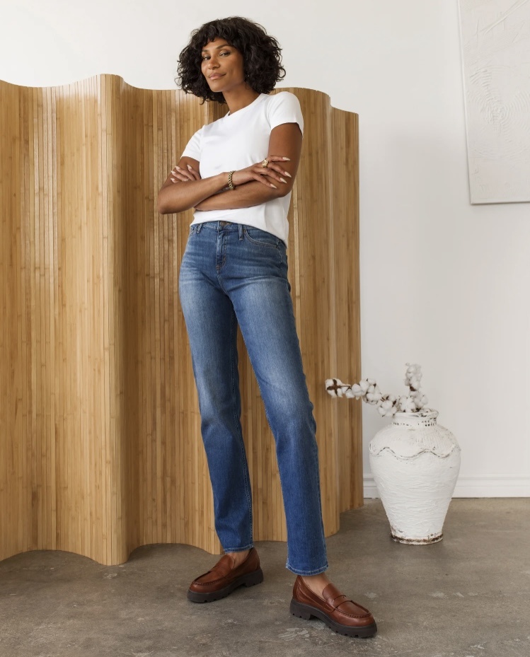 YOGA JEANS YOGA JEANS STRAIGHT CLASSIC 32'' EVERYDAY BLUE - Boutique Nomade