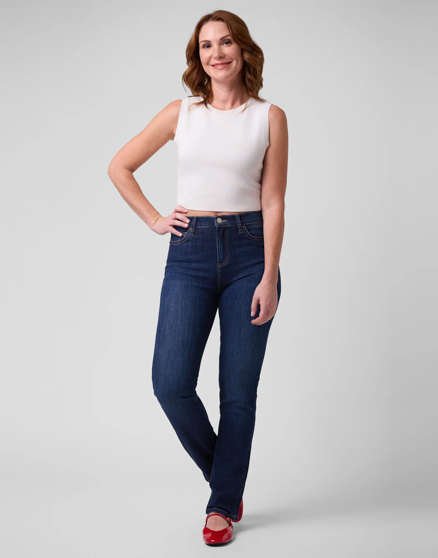 YOGA JEANS SLIM HIGH RISE 30'' INSEAM MUMBAI - Boutique Nomade