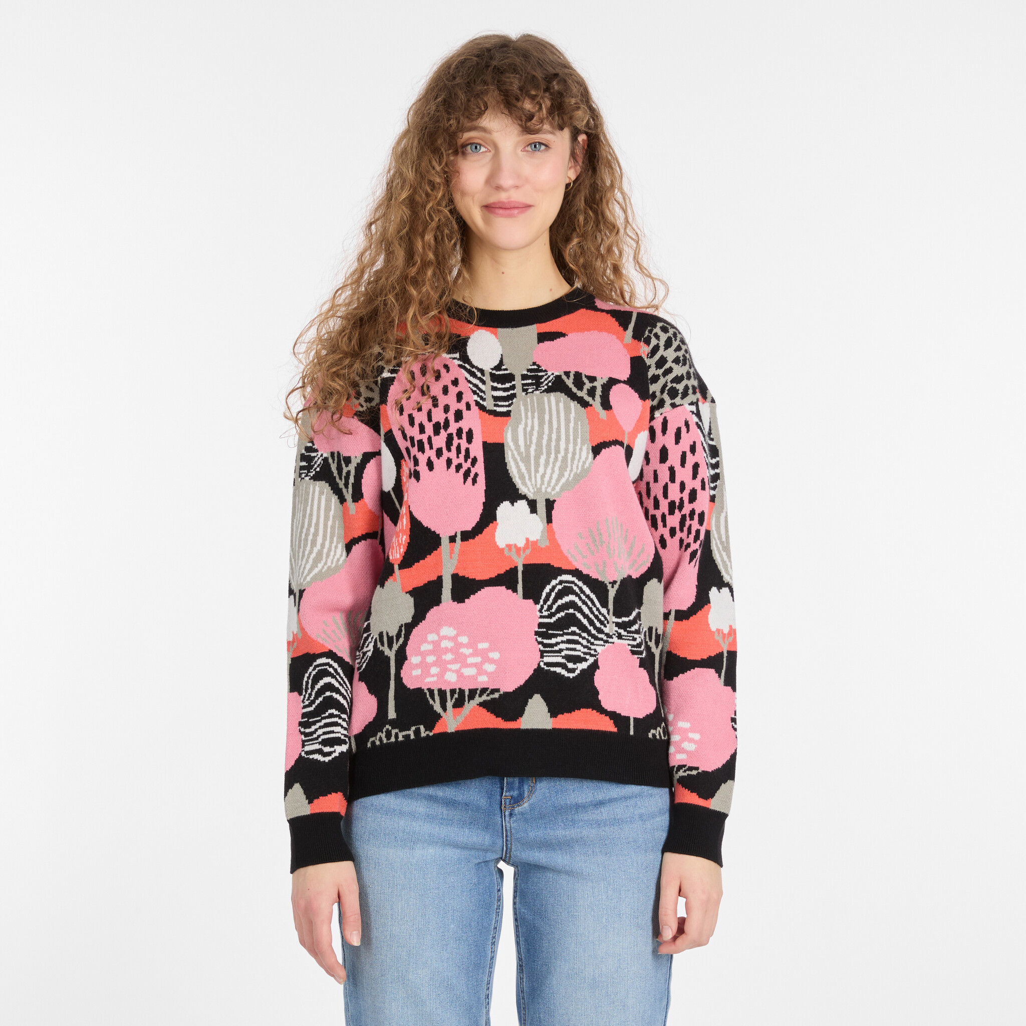 RAGWEAR 25H TOP TRICOT TREENA ARBRES BLACK COMBO - Boutique Nomade