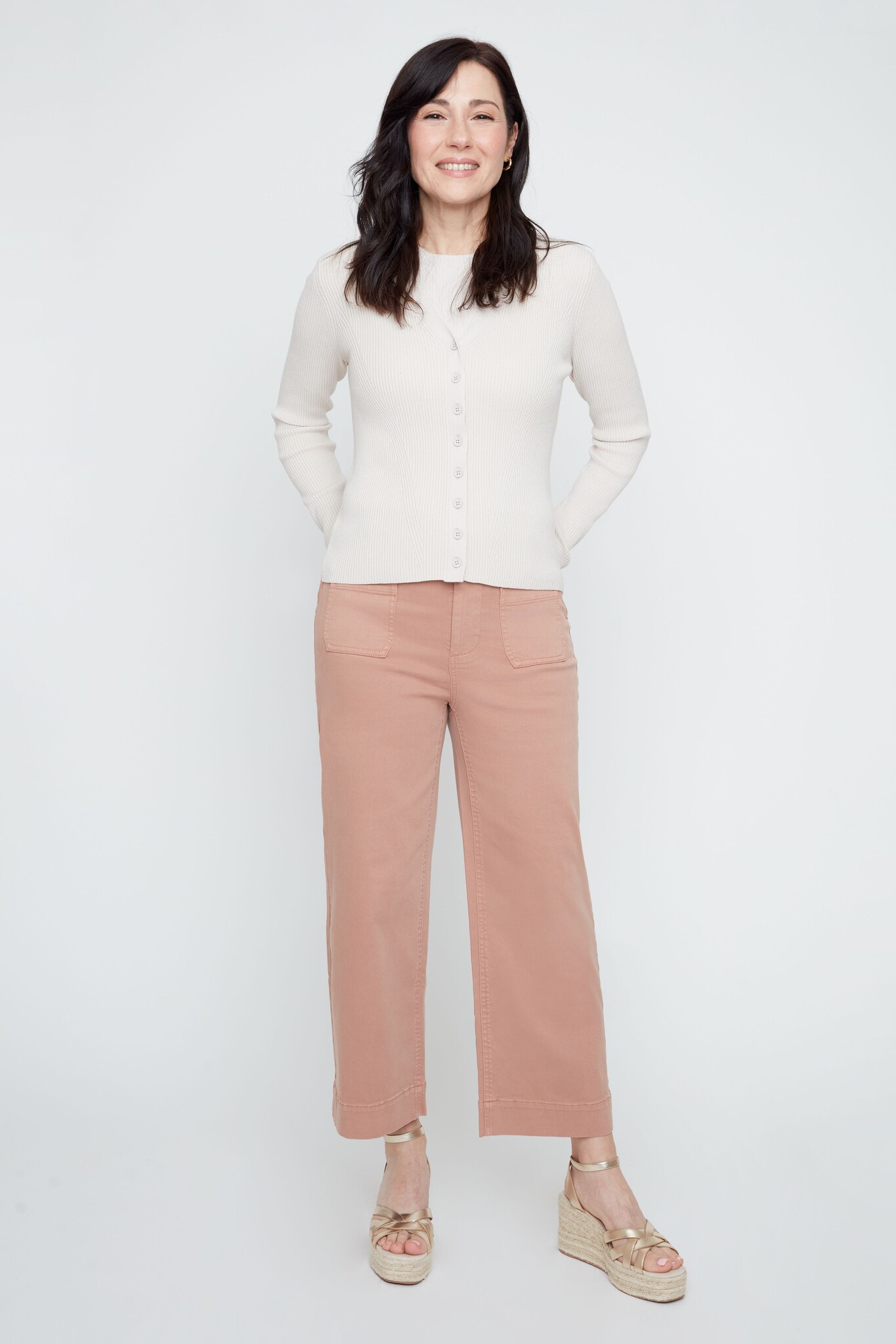 RENUAR RENUAR 26E VESTE TRICOT OYSTER - Boutique Nomade