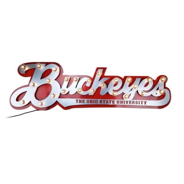 Ohio State Buckeyes 3D Lighted Sign - Touchdown Gifts, Inc.