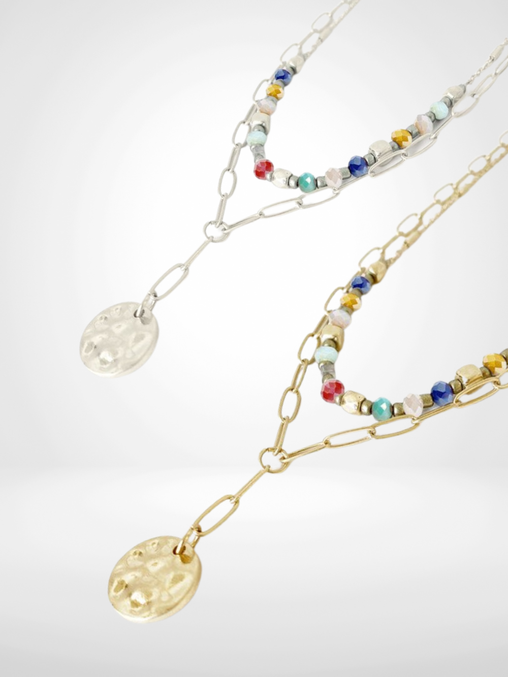 Multi Double Chain Necklace - Kreative Design