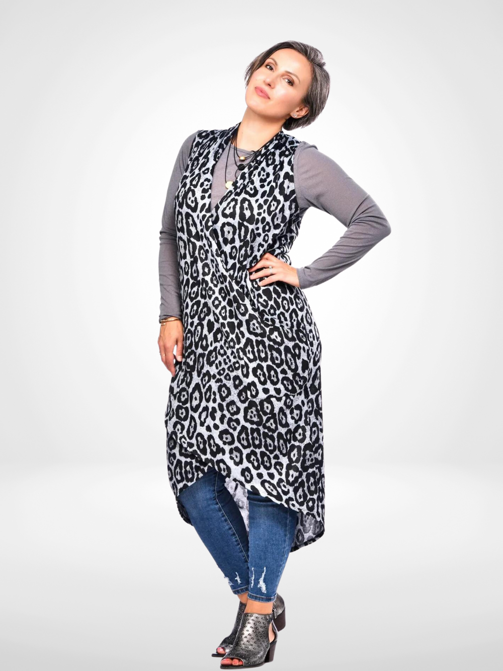 Rapz Pocketed Knit Crossover Top - Kreative Design