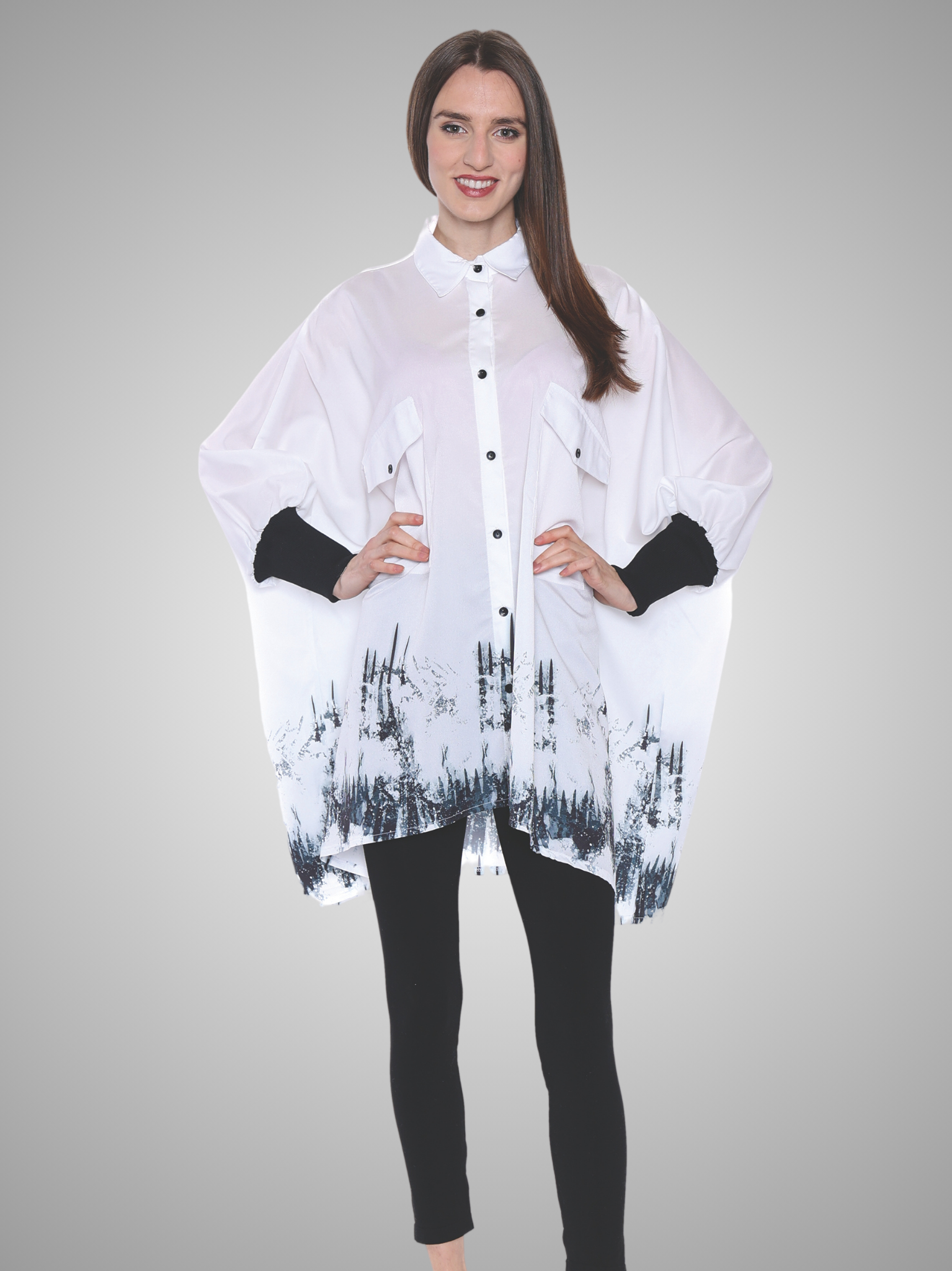 Sorella Cuffed Oversize Shirt - Kreative Design