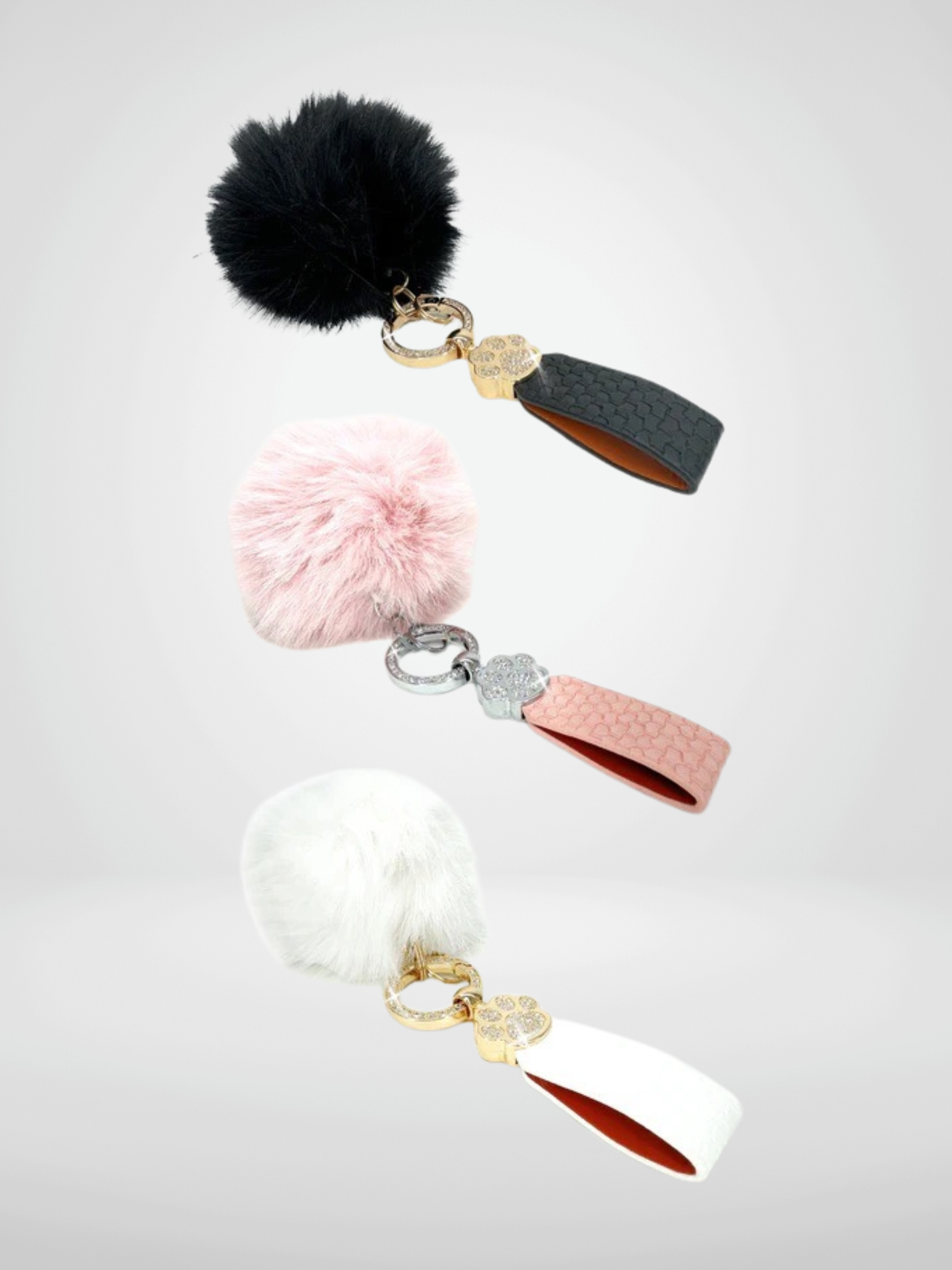 Jacqueline Kent JK Faux Fur Fantasy Pendant Keychain - Kreative Design
