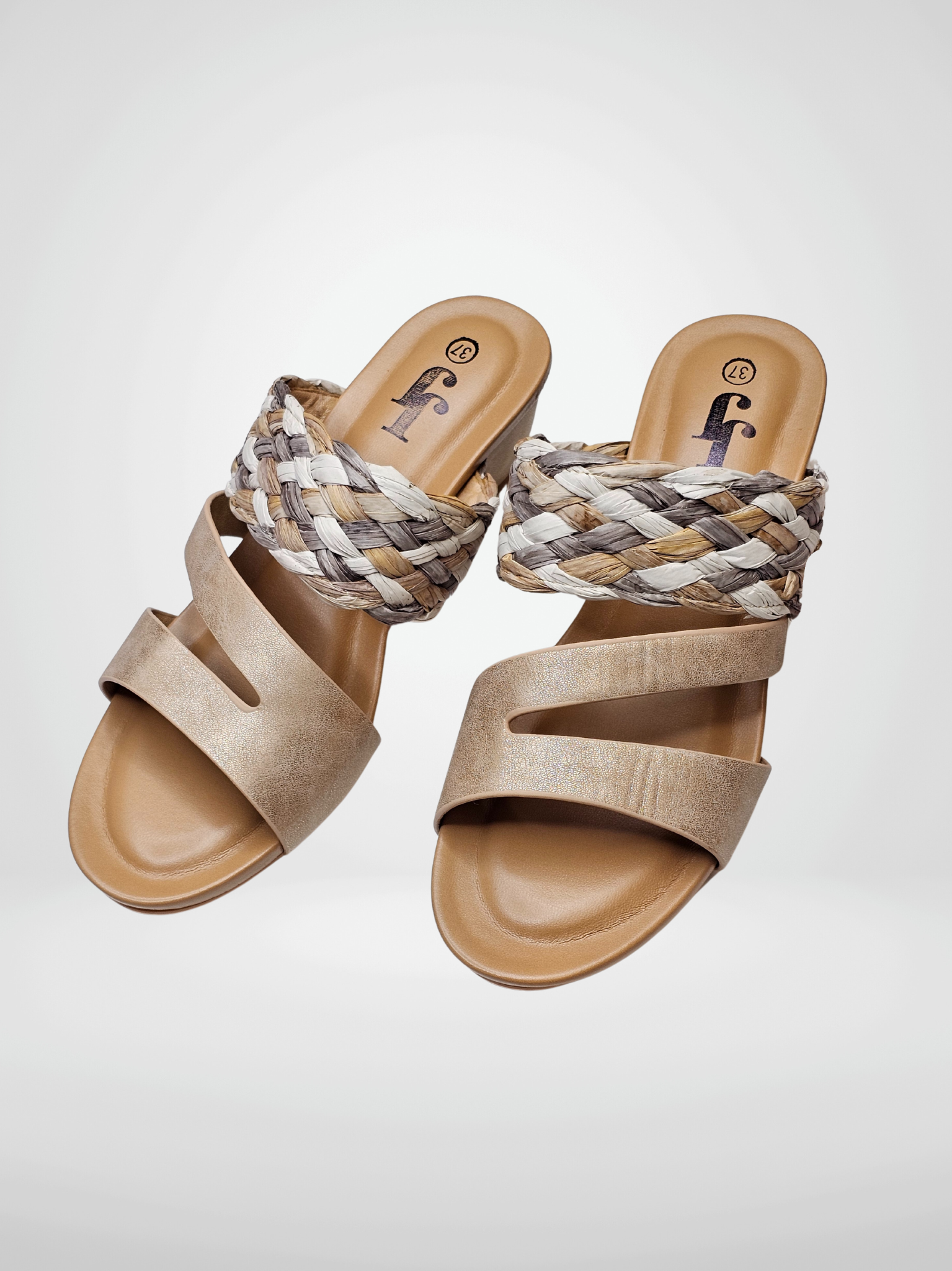 JJ Slide Braided Band Wedge - Kreative Design