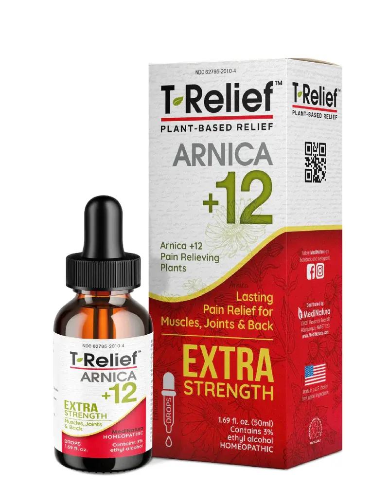 T-Relief Arnica+12 Extra Strength Oral Drops 50ml - The HEALTH Fix Store