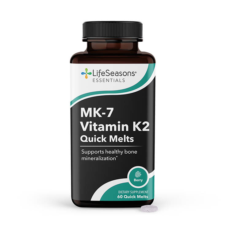 LSE MK-7 Vitamin K2 Quick Melts 60 Berry - The HEALTH Fix Store