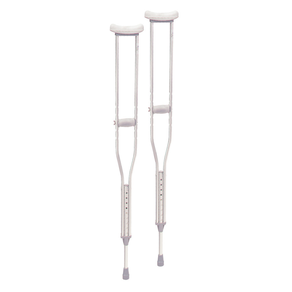 Drive Medical Aluminum Crutches with Accessories - Safeway Medical Supply