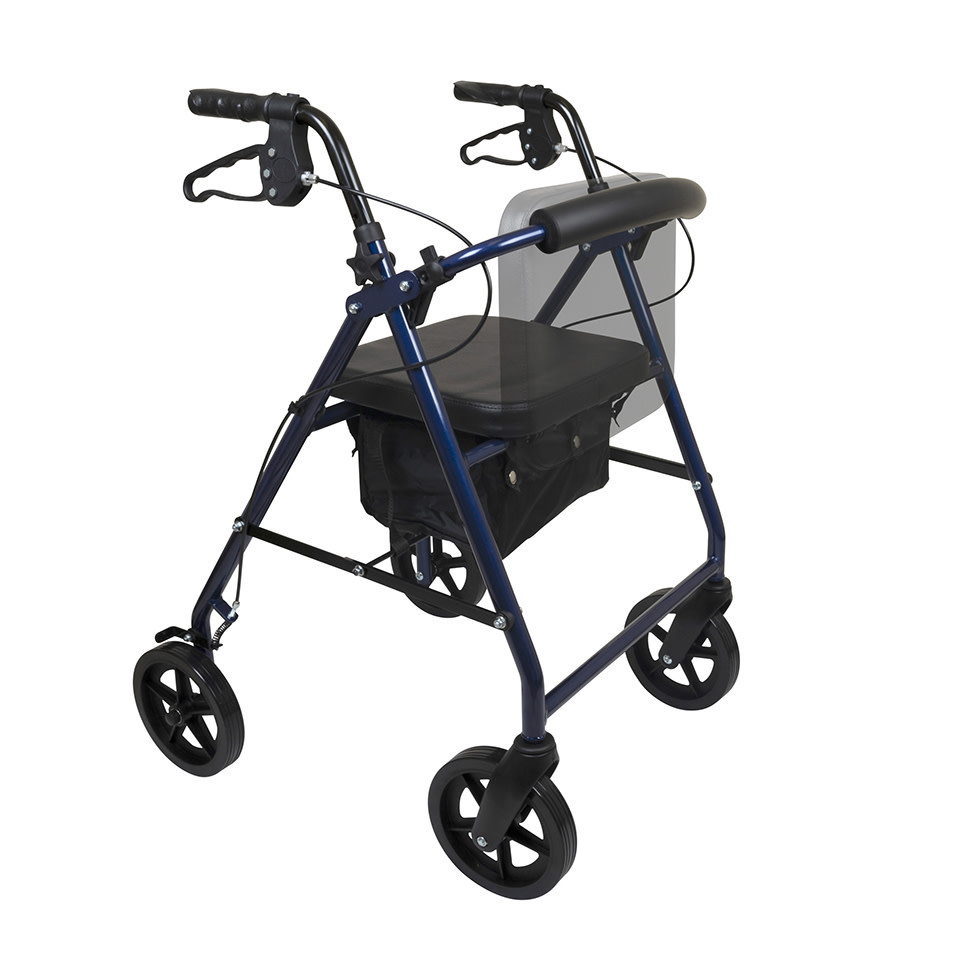 ProBasicsDeluxe Aluminum Rollator 8" Wheels - Safeway Medical Supply