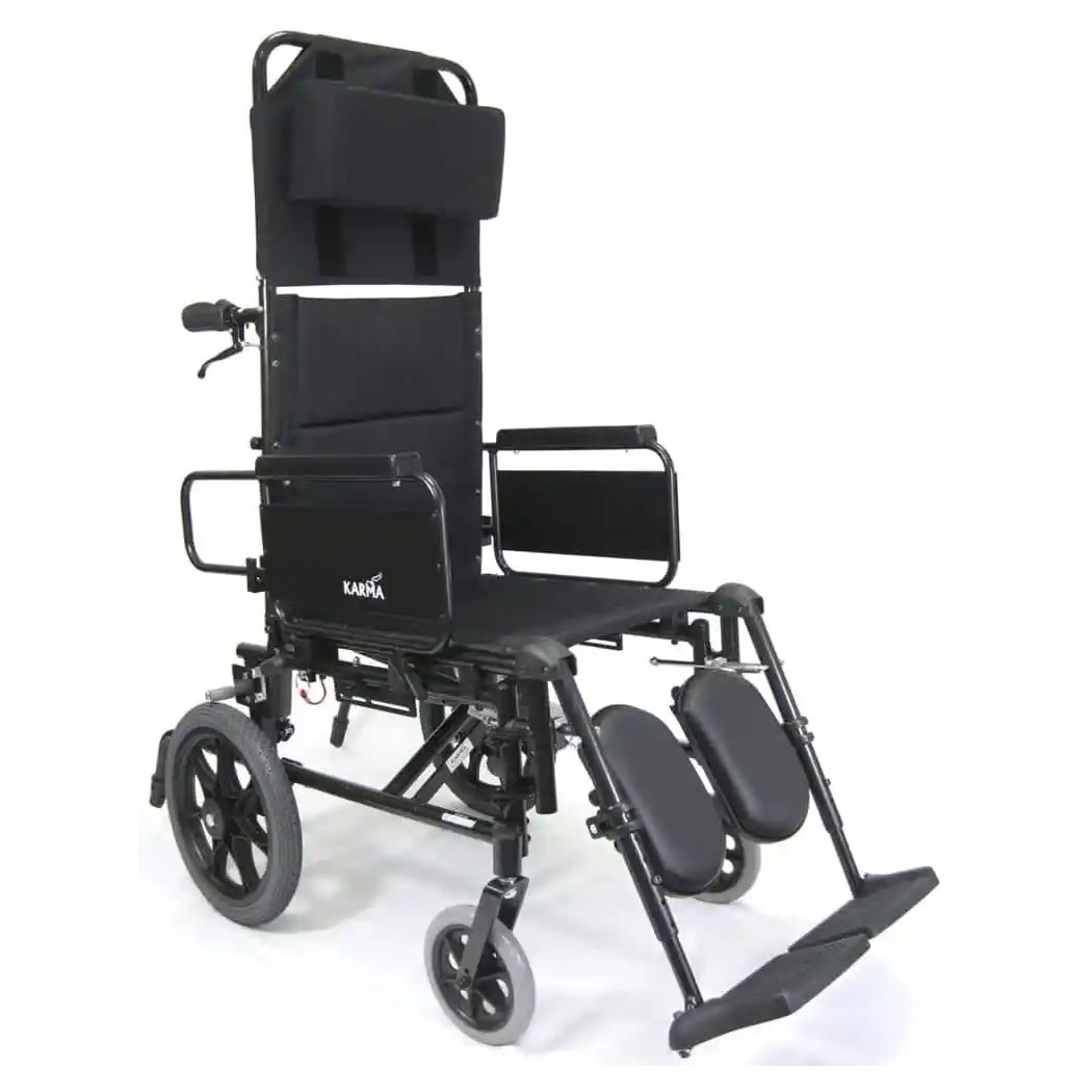 Karman KM5000 Lightweight Reclining Transport Wheelchair - Safeway ...