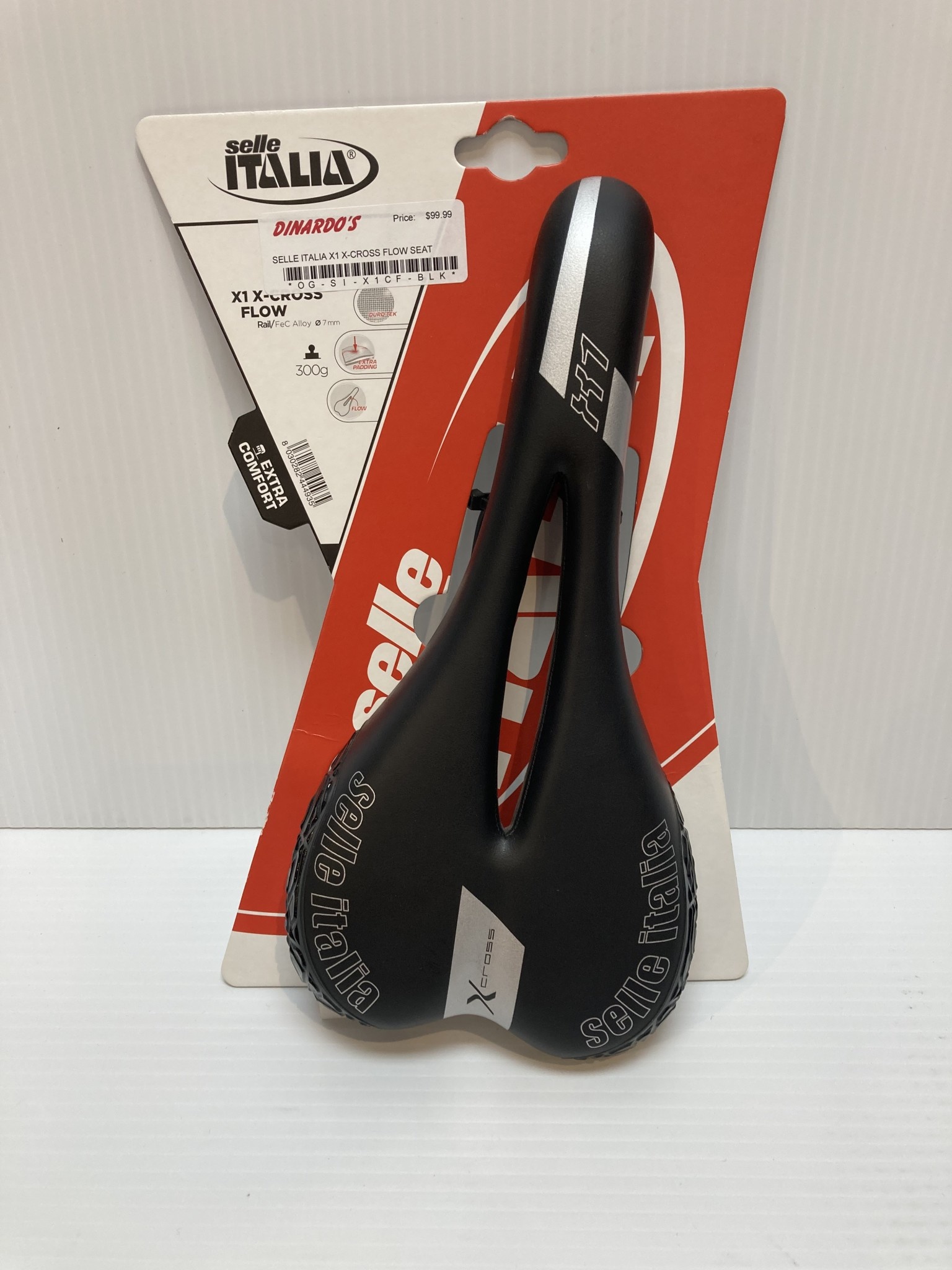 BIKE SEAT- SELLE ITALIA X1 X-CROSS FLOW BLACK BIKE SADDLE - Dinardos ...