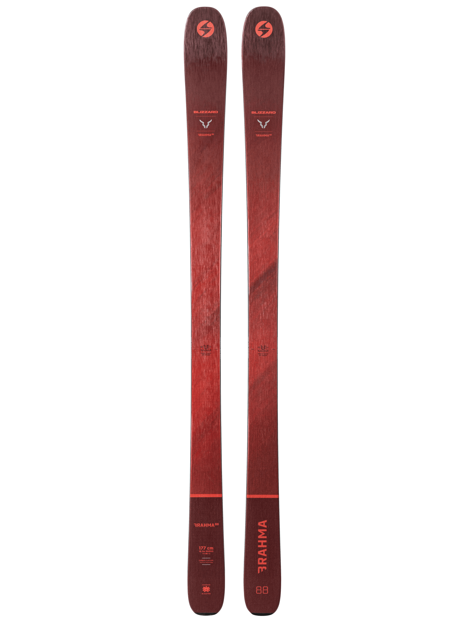 BLIZZARD BLIZZARD BRAHMA 88 SKIS w/o bindings RED - Dinardos BLIZZARD BLIZZARD BRAHMA 88 SKIS w/o bindings RED - Dinardos