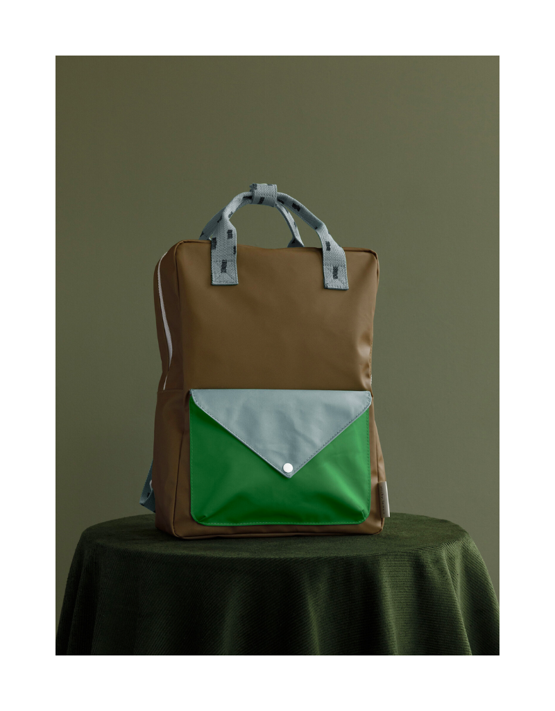 Sprinkles Envelope Large Backpack - Brassy Green + Apple Green + Steel ...
