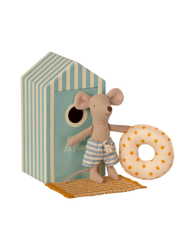 Beach Mice, Little Brother in Cabin de Plage - Sugarcup Trading