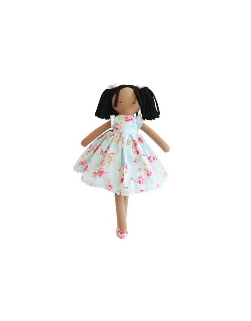 Addie Doll - Blue Floral - Sugarcup Trading