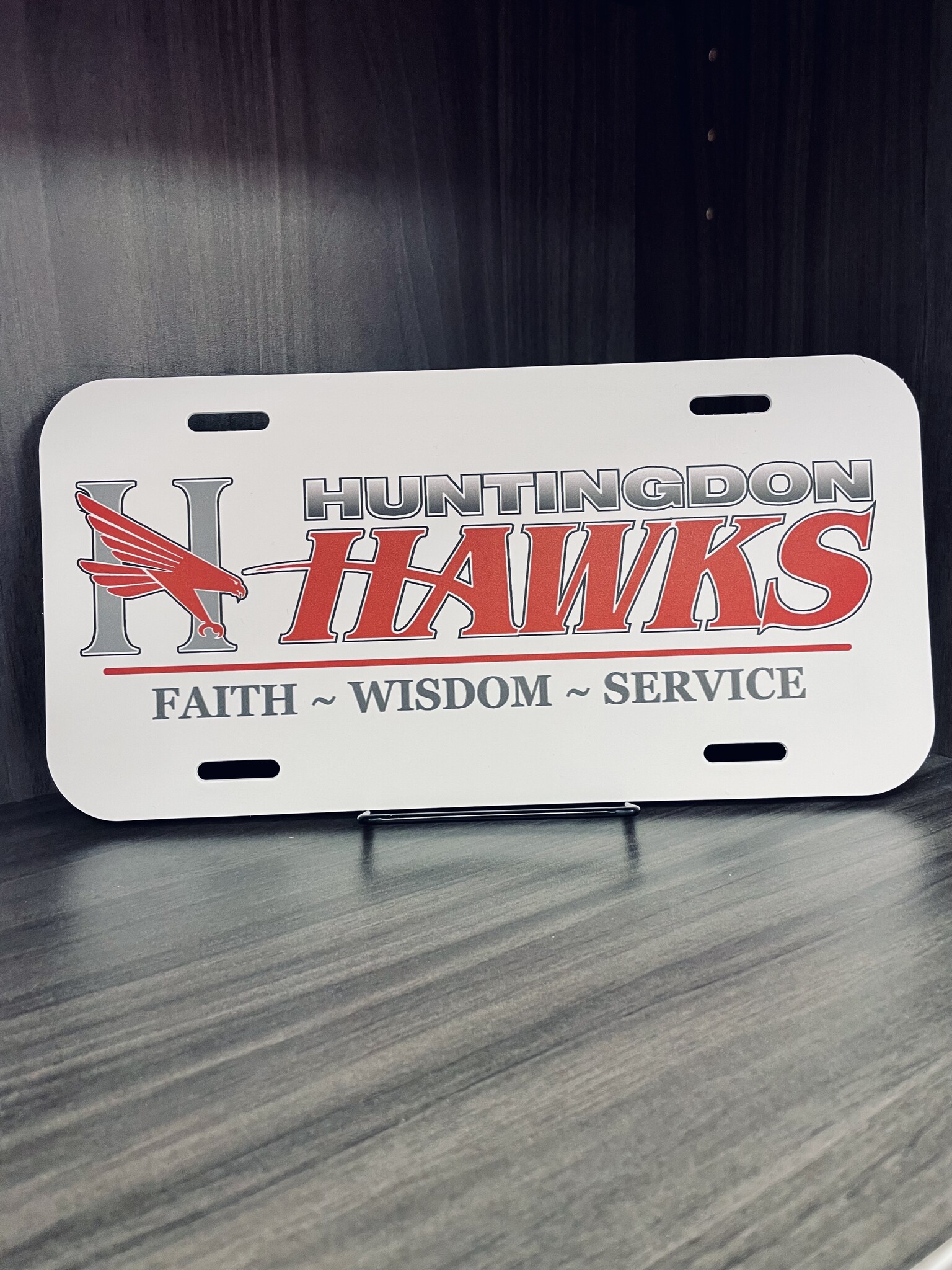 Car Front License Plate - The Scarlet & Grey Shop