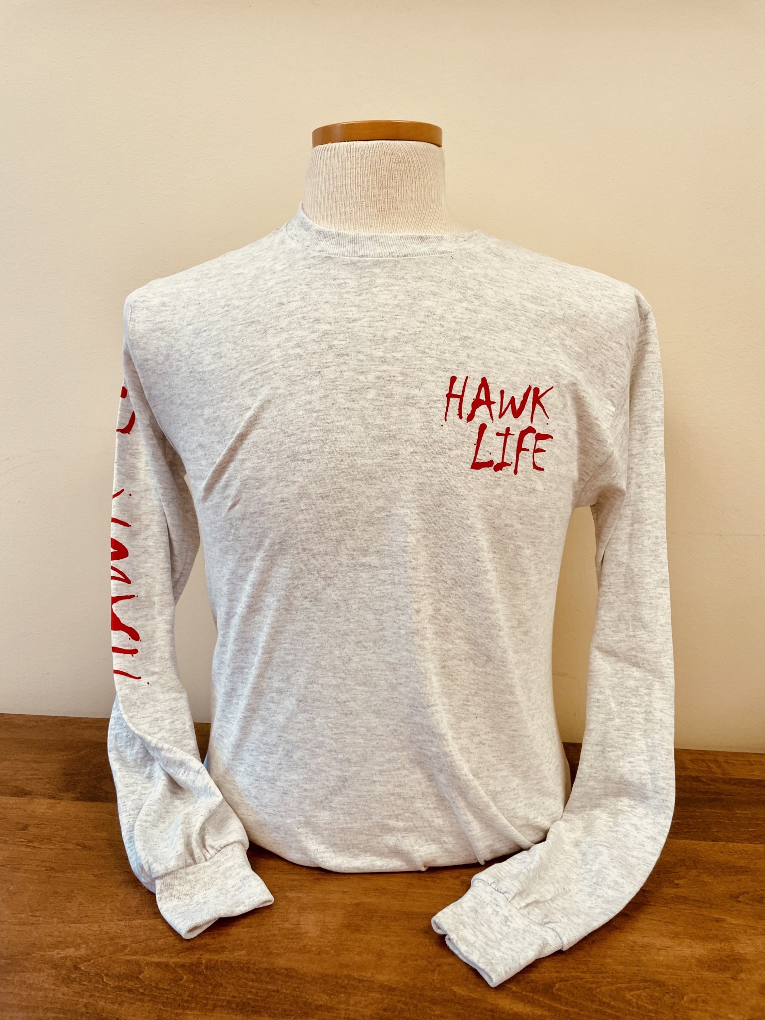 Hawk Life Long Sleeve Tee - The Scarlet & Grey Shop
