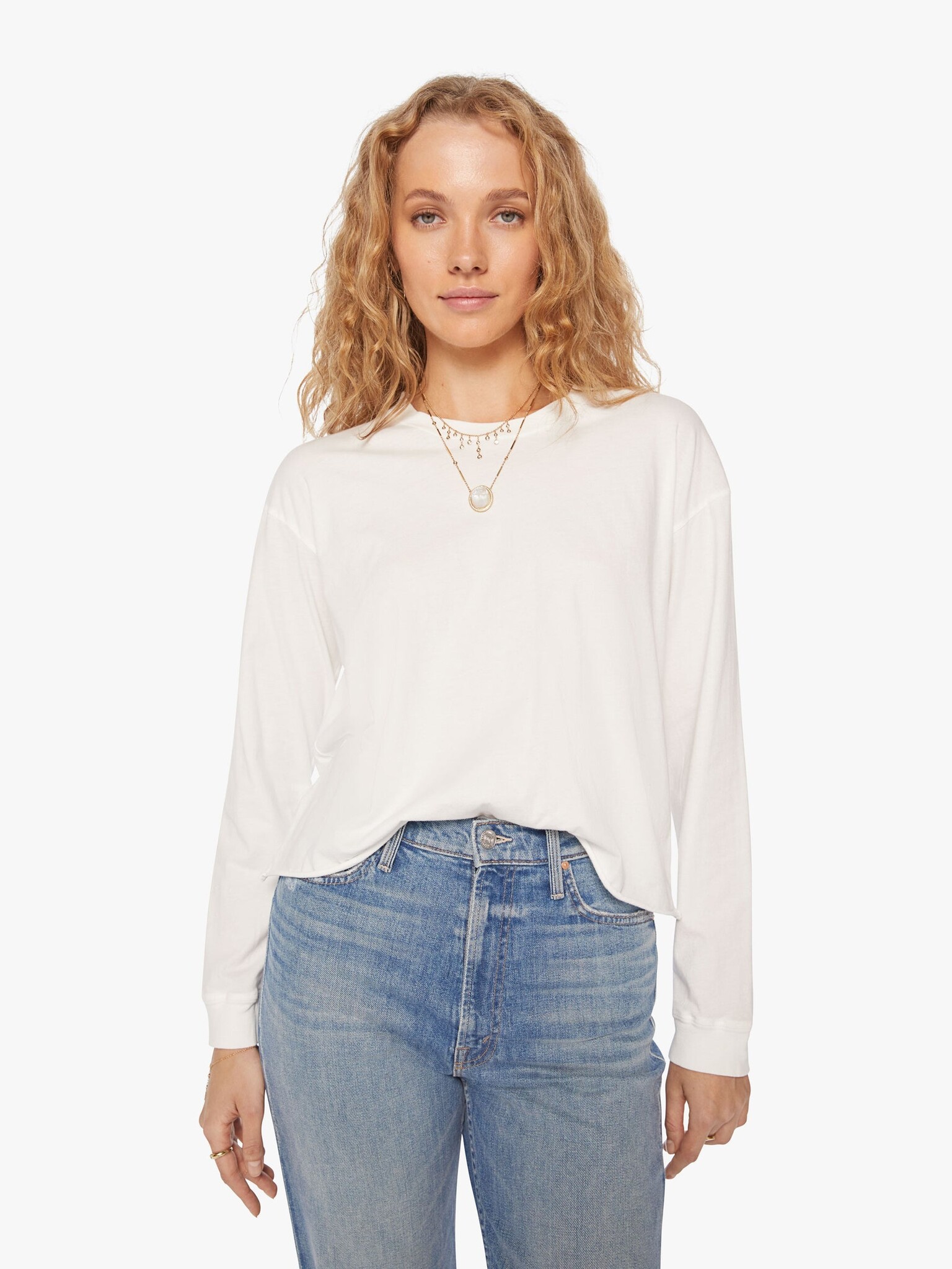 THE L/S SLOUCHY CUT OFF - Roan