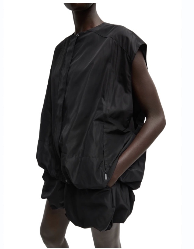 ITALIAN SPORTY NYLON SLEEVELESS BLOUSANT VEST - Roan