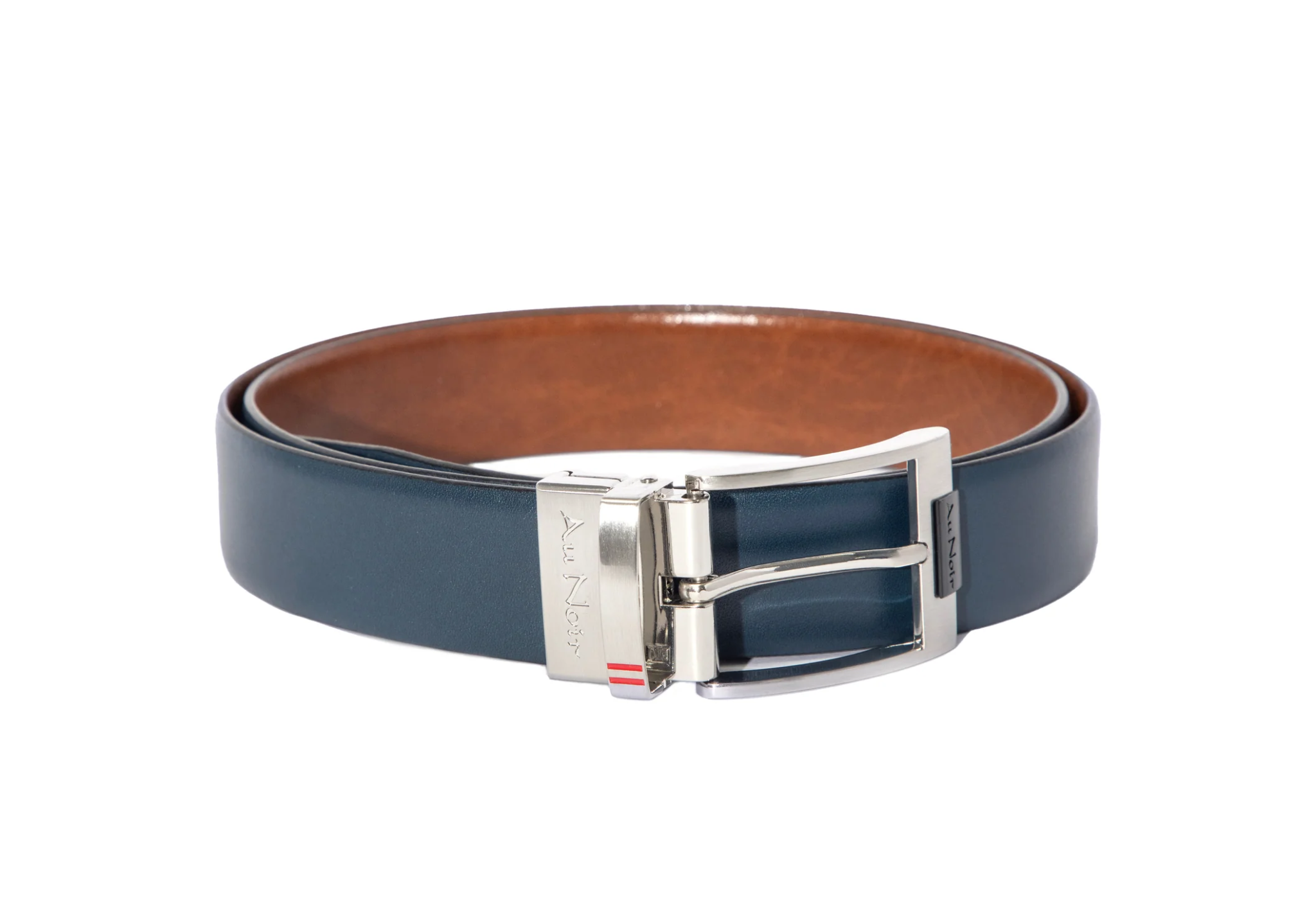 Au Noir - DESOTO Reversible Belt | Nickle - Tan | Navy - Ford and ...