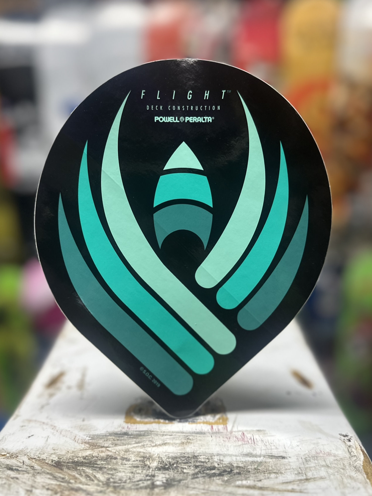 POWELL PERALTA - Flight Logo Sticker - 18.7cm - Hilltop Skateshop