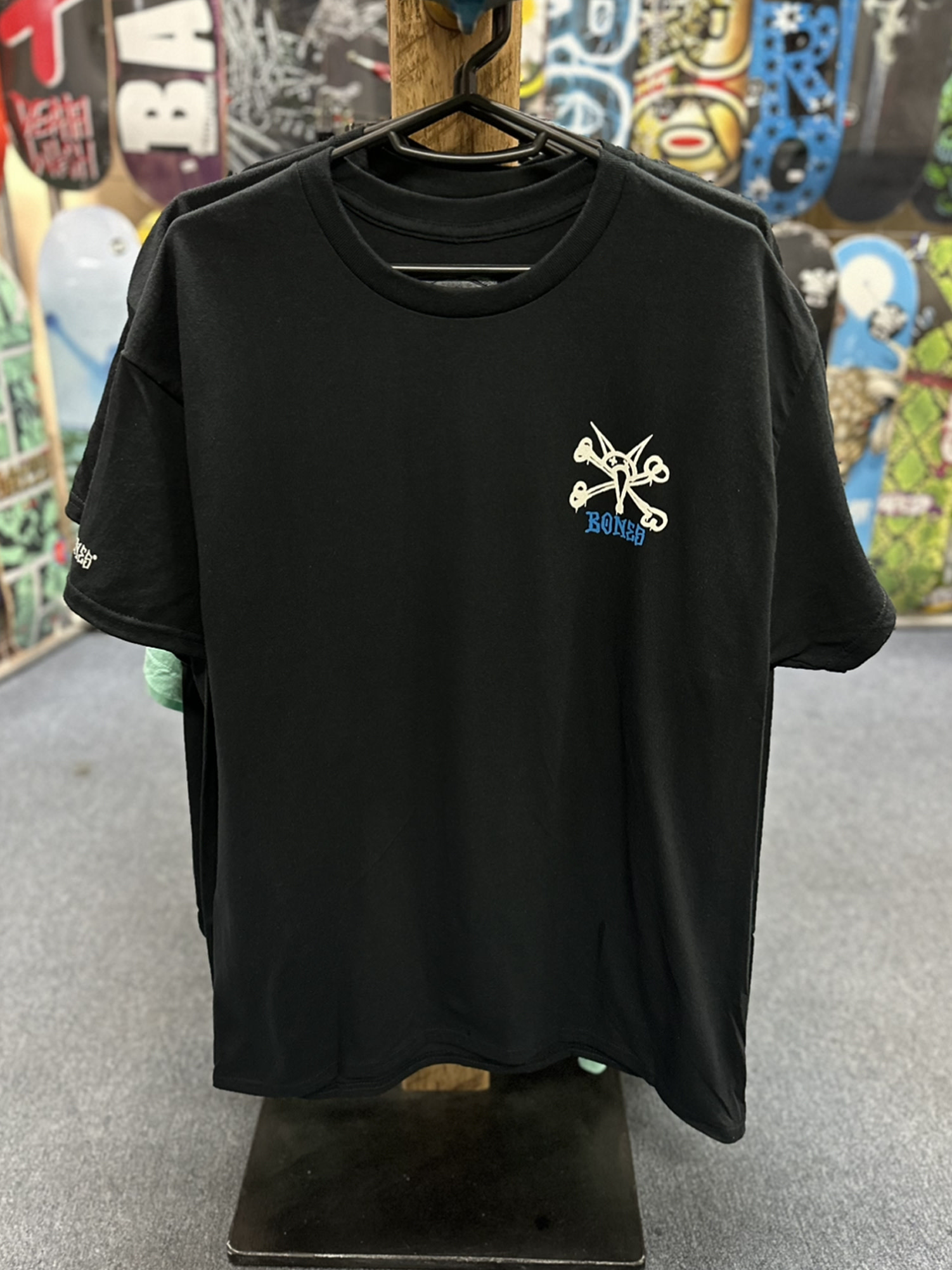 BONES - Vato Rat Bones Tee Black - Hilltop Skateshop