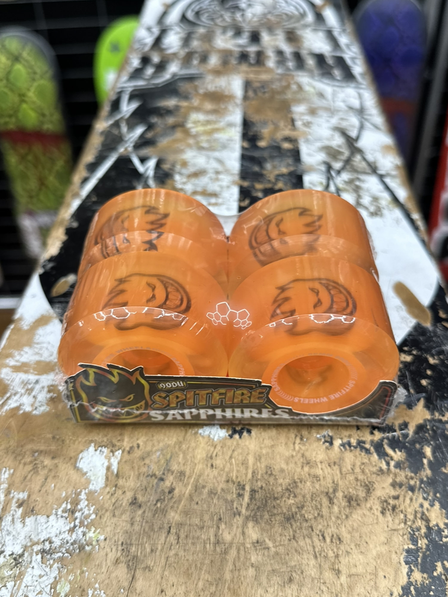 SPITFIRE WHEELS - Sapphire Orange - Conical Full - 90a/101a 56mm ...