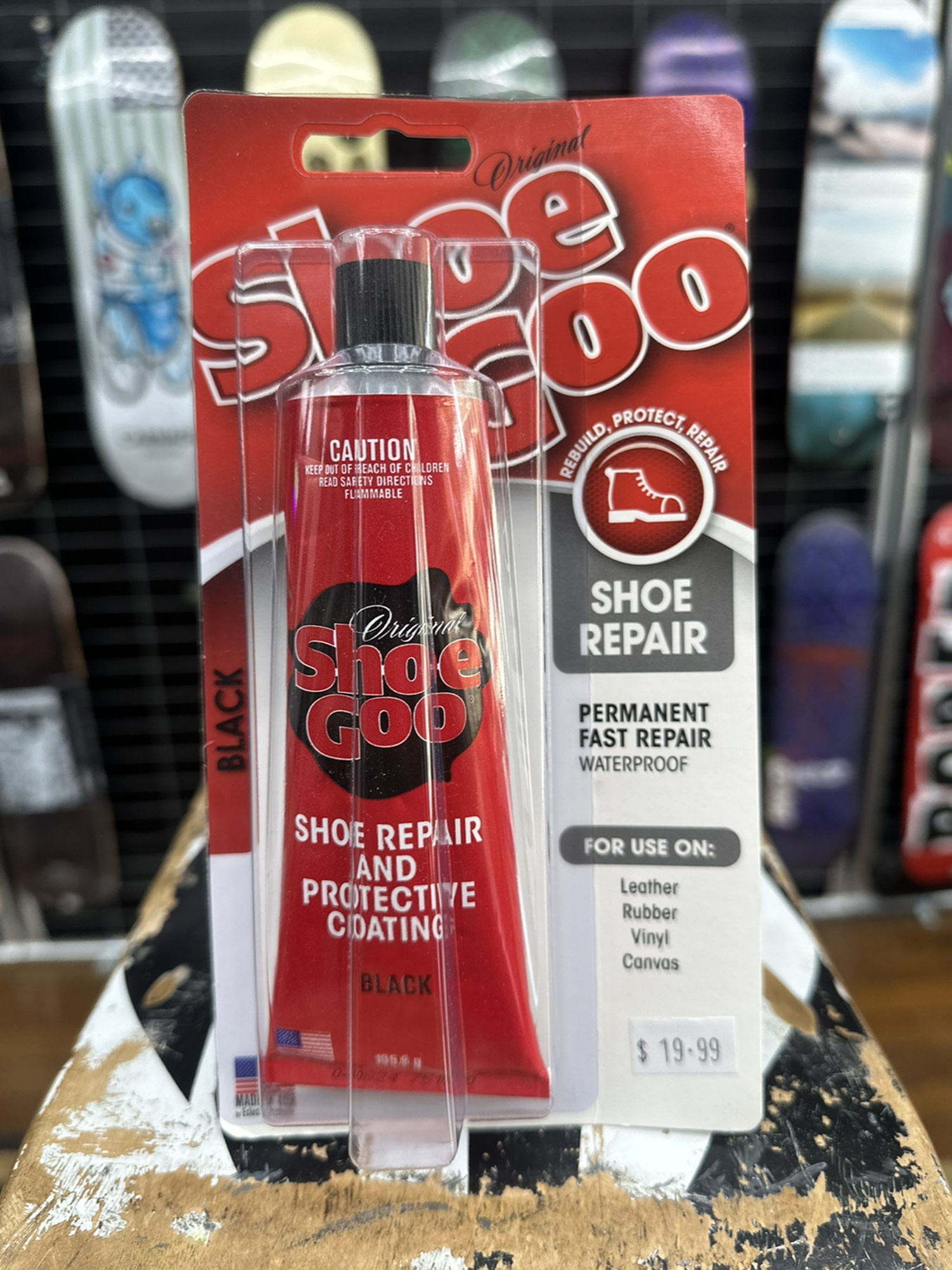 SHOE GOO - Original Black 4oz - Large 105.6g - Hilltop Skateshop