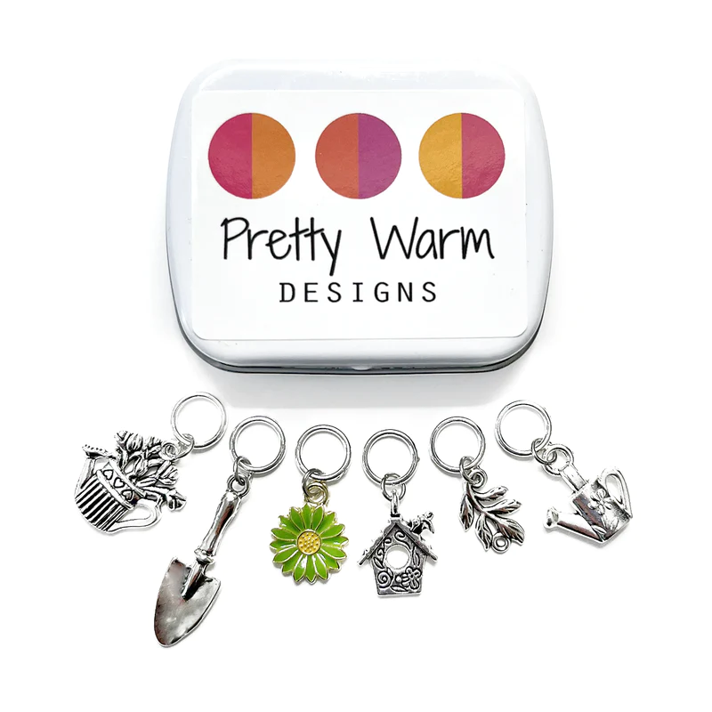 Pretty Warm Designs - Gardeners Stitch Marker - Valley Yarn Ltd