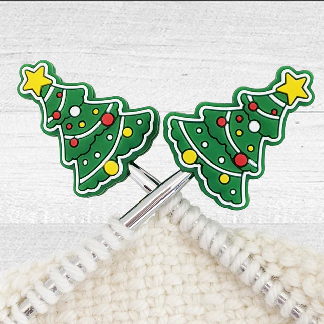 Pretty Warm Designs Stitch Stopper - Christmas Tree - Valley Yarn Ltd