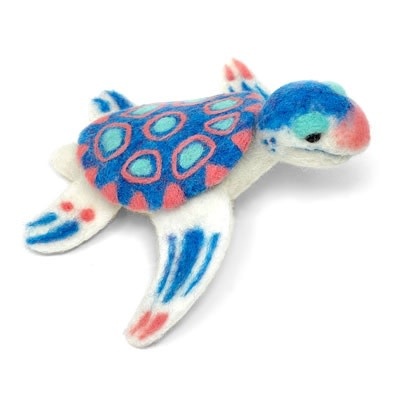 Needle Felting Kit - Sea Turtle - Valley Yarn Ltd