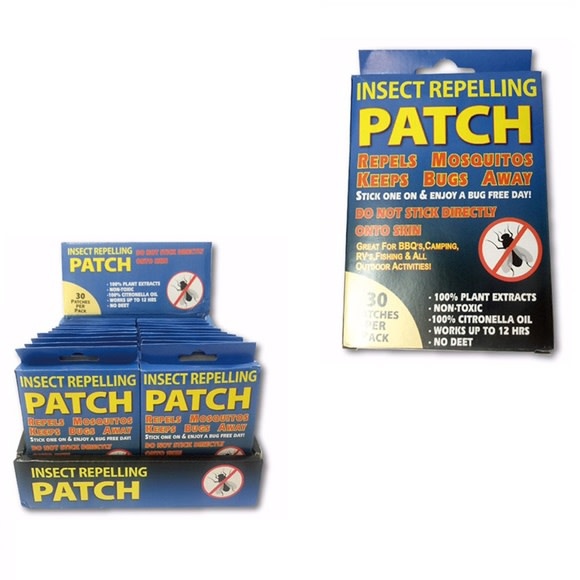 INSECT REPELLING PATCH 30 PATCHES PER PACK 50188 (144) - Lily's TV Items