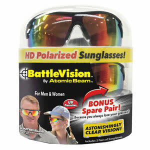 (T) 12446-12 Battle Vision Sunglasses 2pk c12 - Lily's TV Items